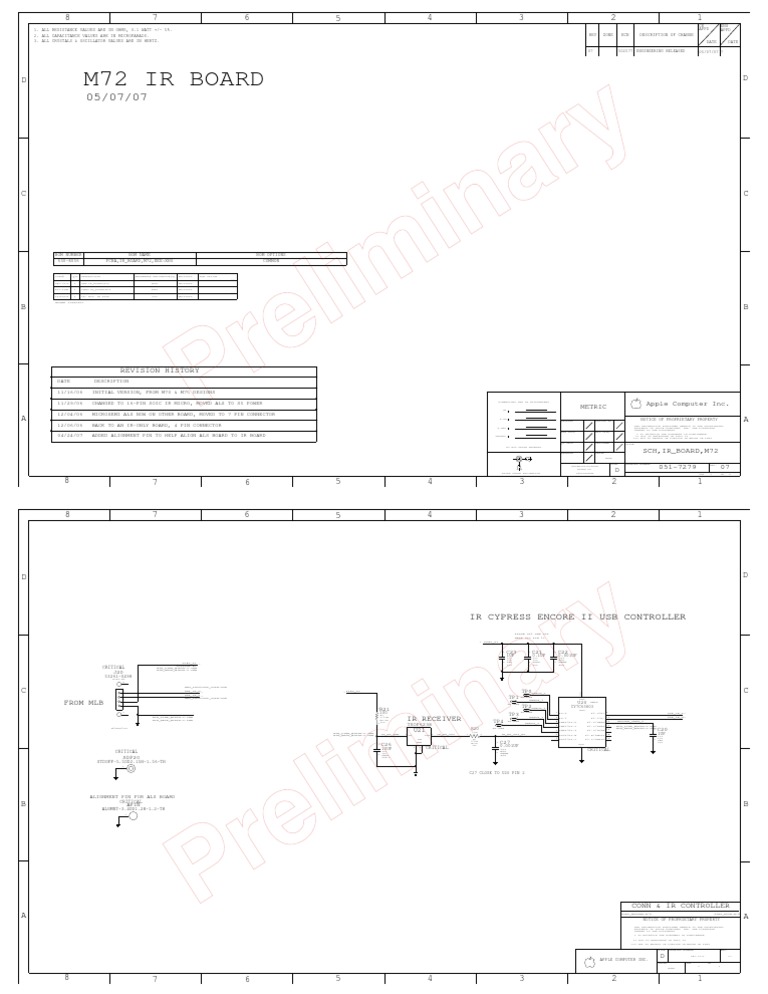 051-7279 - 07000.schematic (M72 IR) .Bak | PDF
