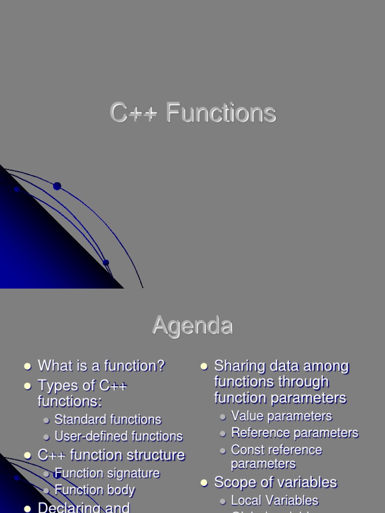 C Functions Subroutine Parameter Computer Programming