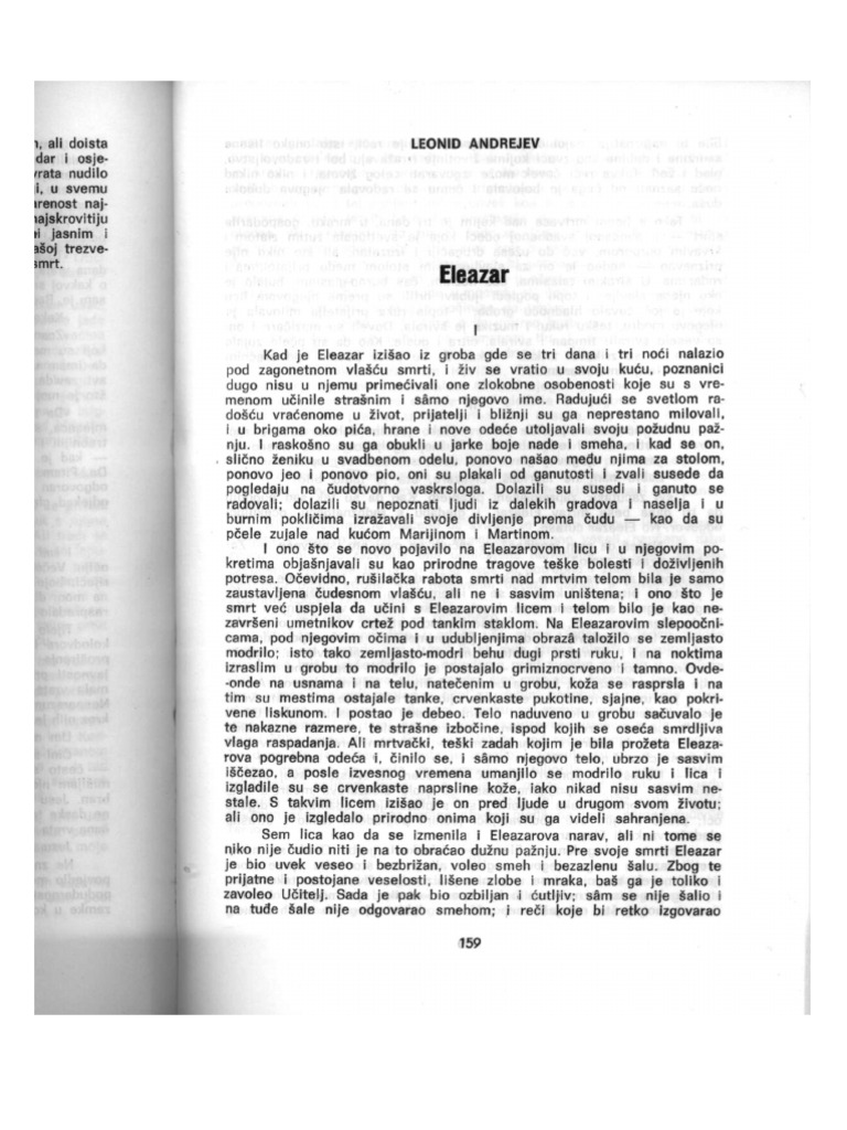 Eleazar - Leonid Andrejev | PDF