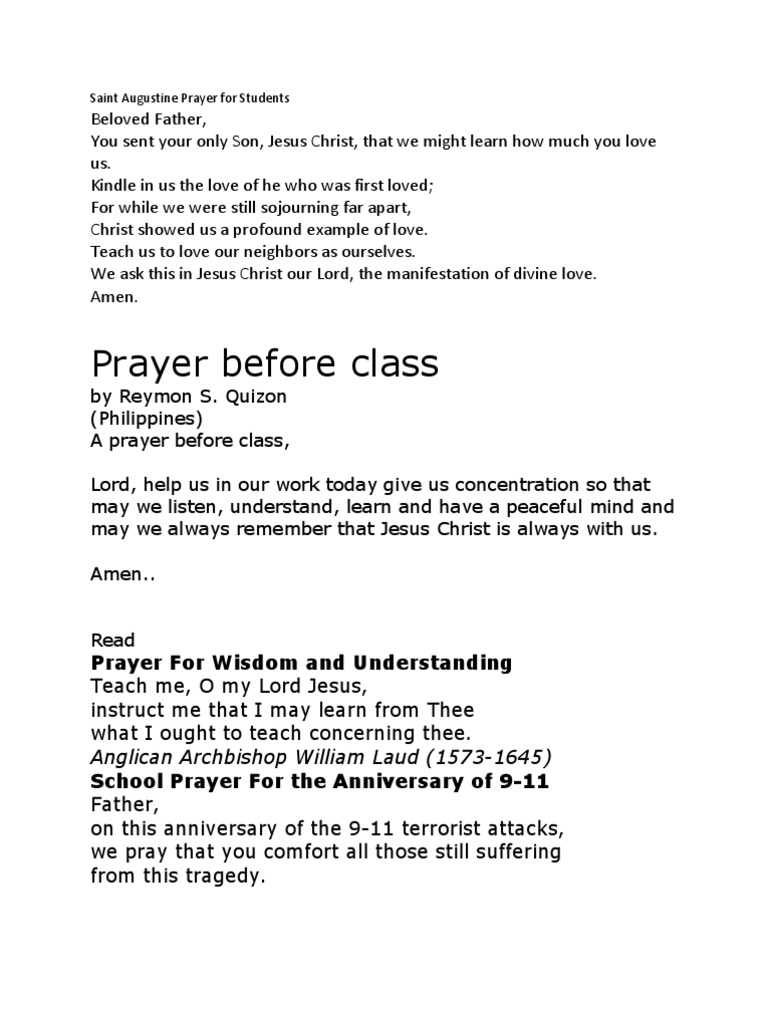 Prayers | PDF | Prayer | Anglicanism