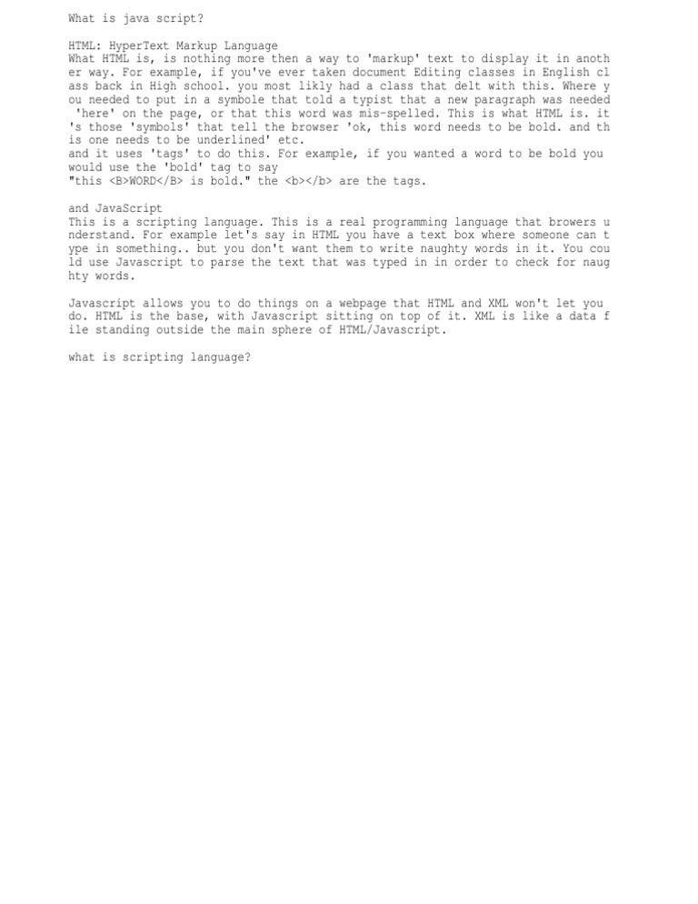 Java Script | PDF | Html | Java Script