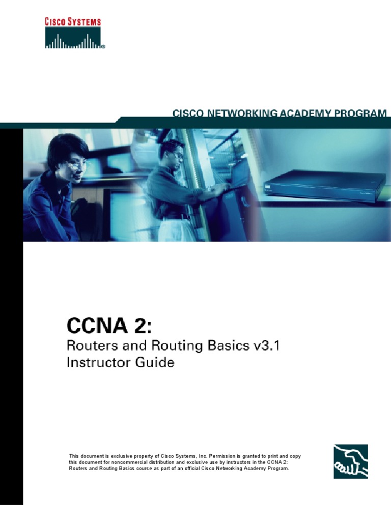 CCNA 2 Routers and Routing Basics v3.1 Instructor Guide 1 | PDF | Cisco ...