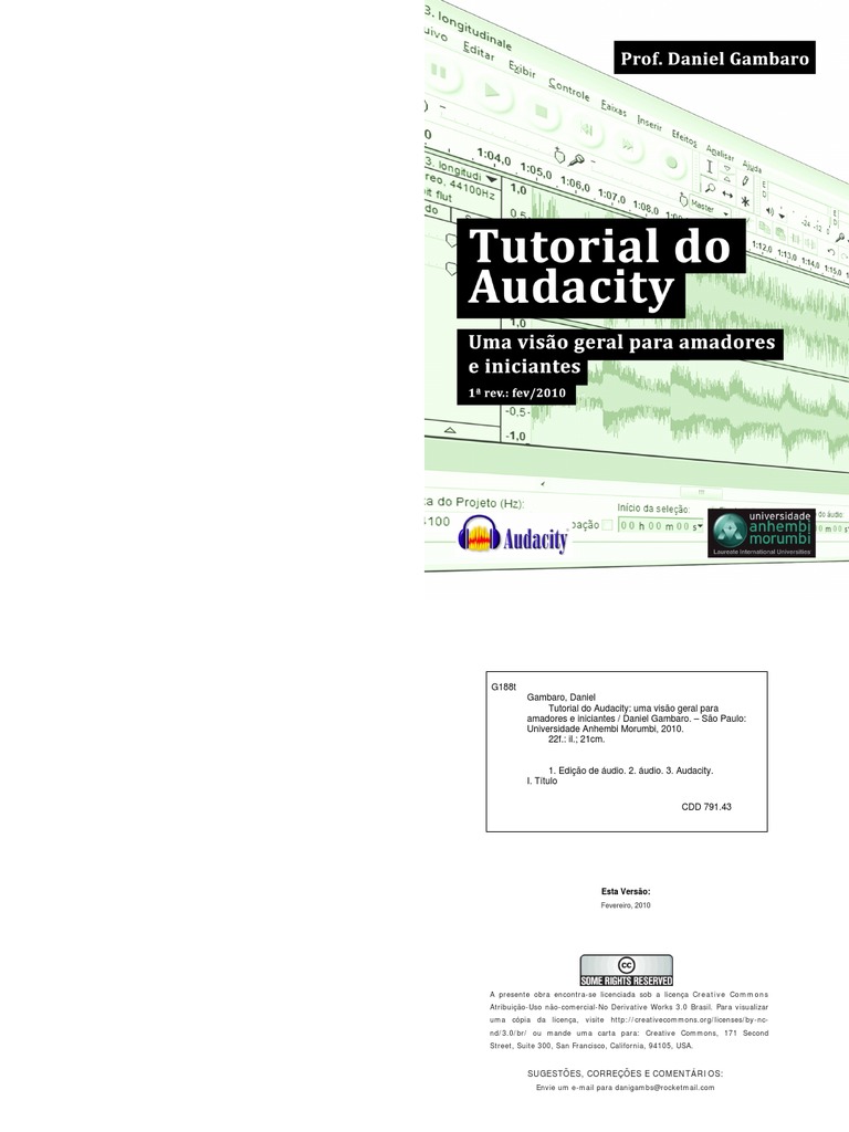 Manual Do Audacity - Completo | PDF | Programas | Som