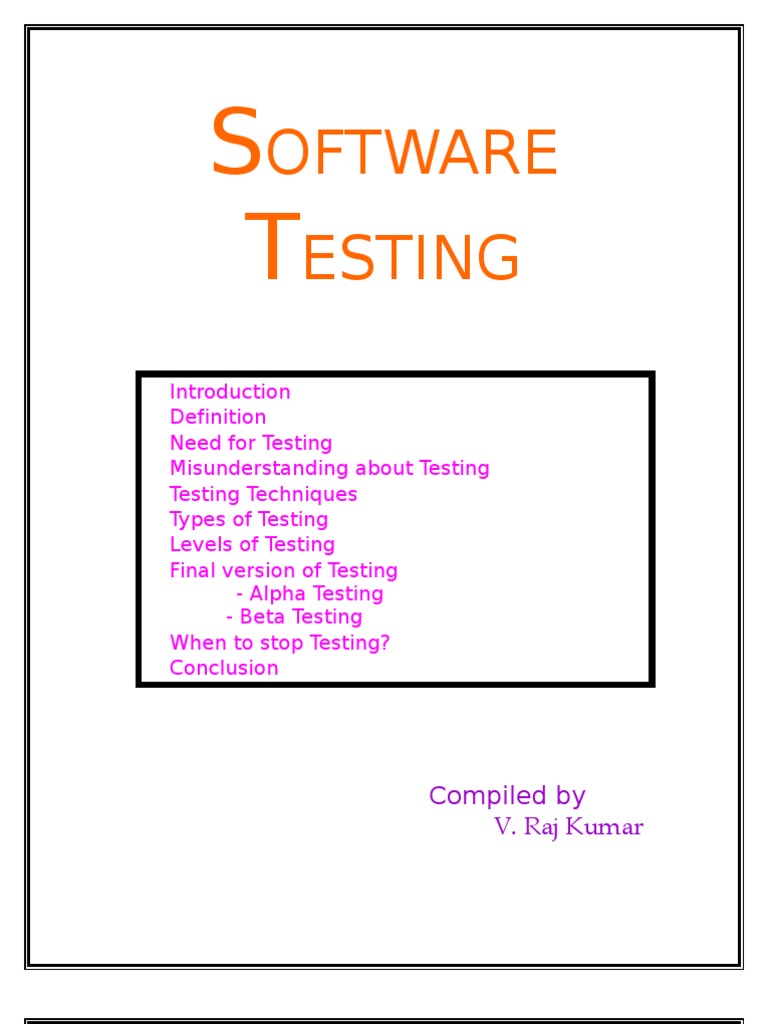 Software Testing | PDF