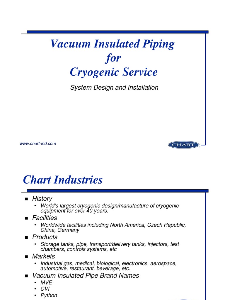 Cryogenic Vacuum Insulated Piping System Design | PDF | Cryogenics ...