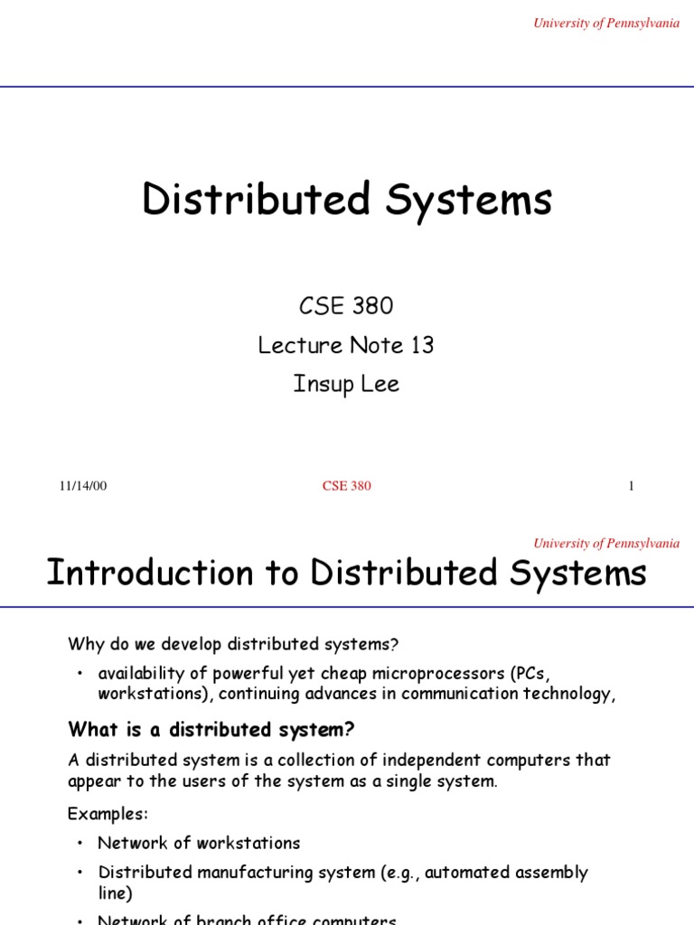 Distributed Systems | PDF | Kernel (Operating System) | Parallel Computing Distributed Systems | PDF | Kernel (Operating System) | Parallel Computing