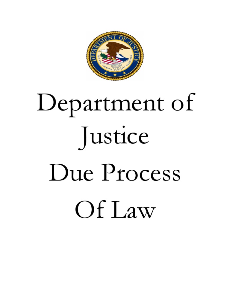 Due Process of Law | PDF | Fifth Amendment To The United States ...