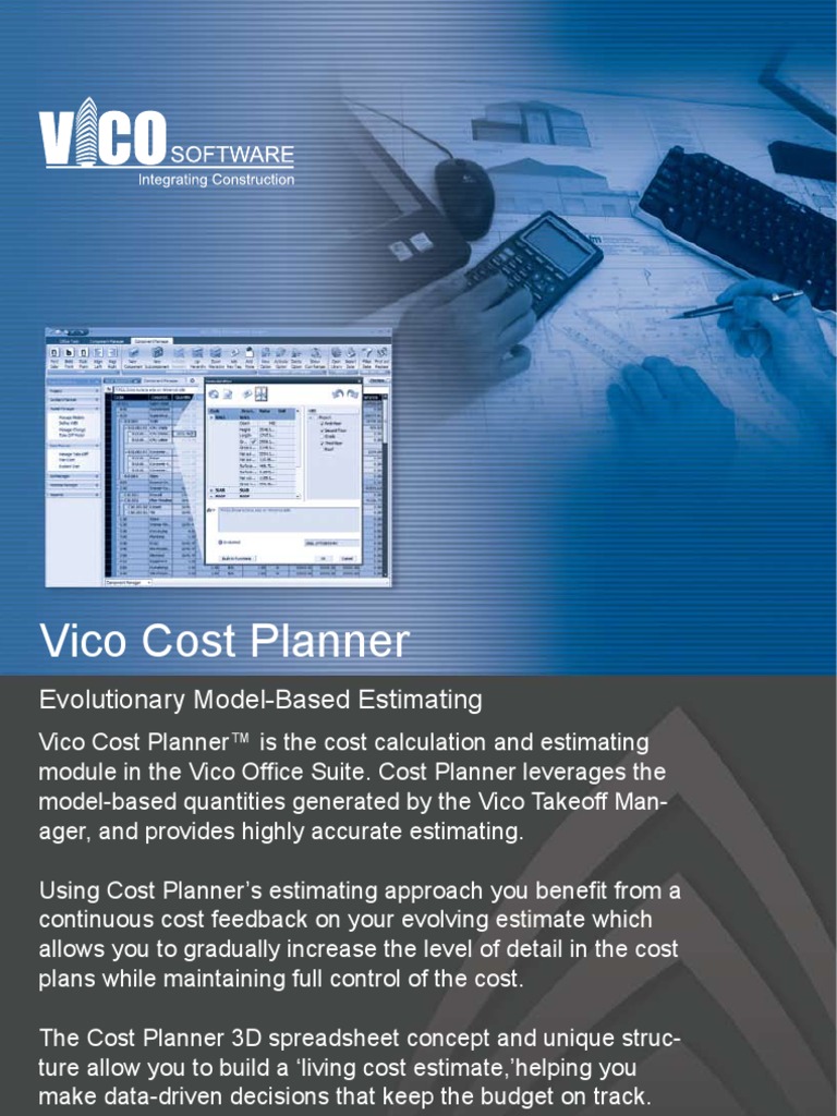 Vico Cost Planner Bim Estimating Software | PDF | Building Information ...