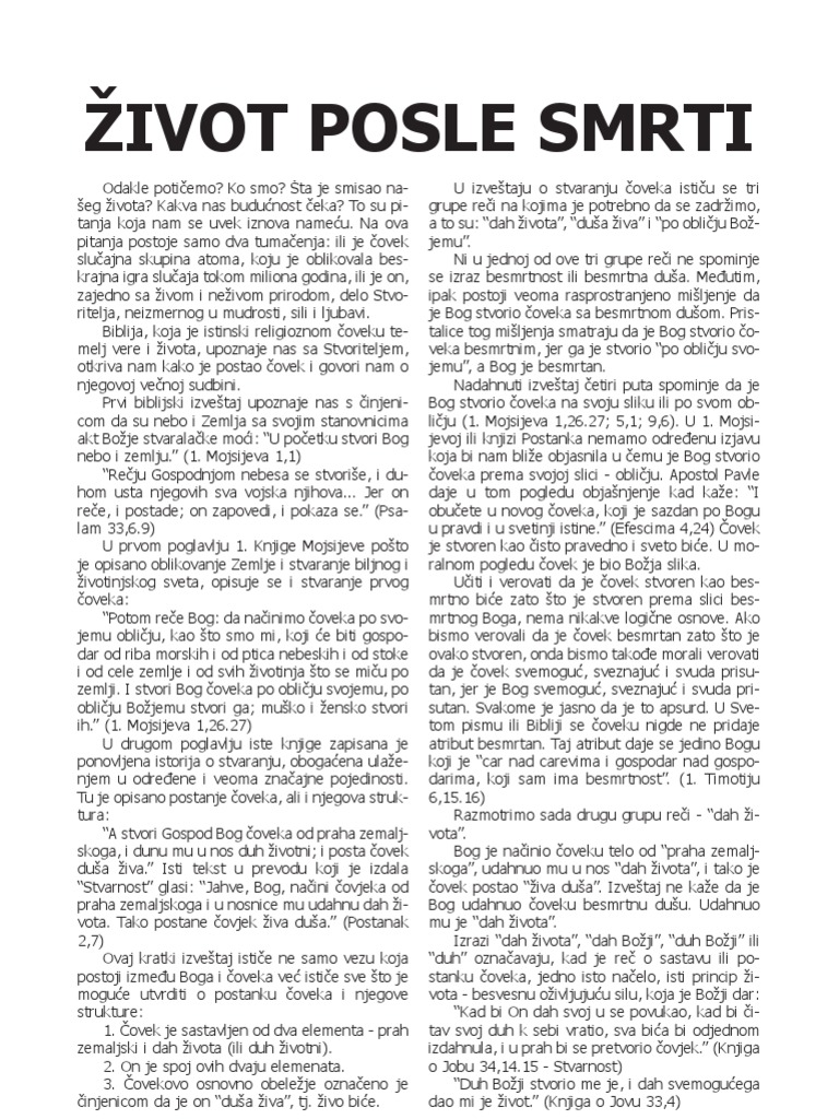 Zivot Posle Smrti | PDF