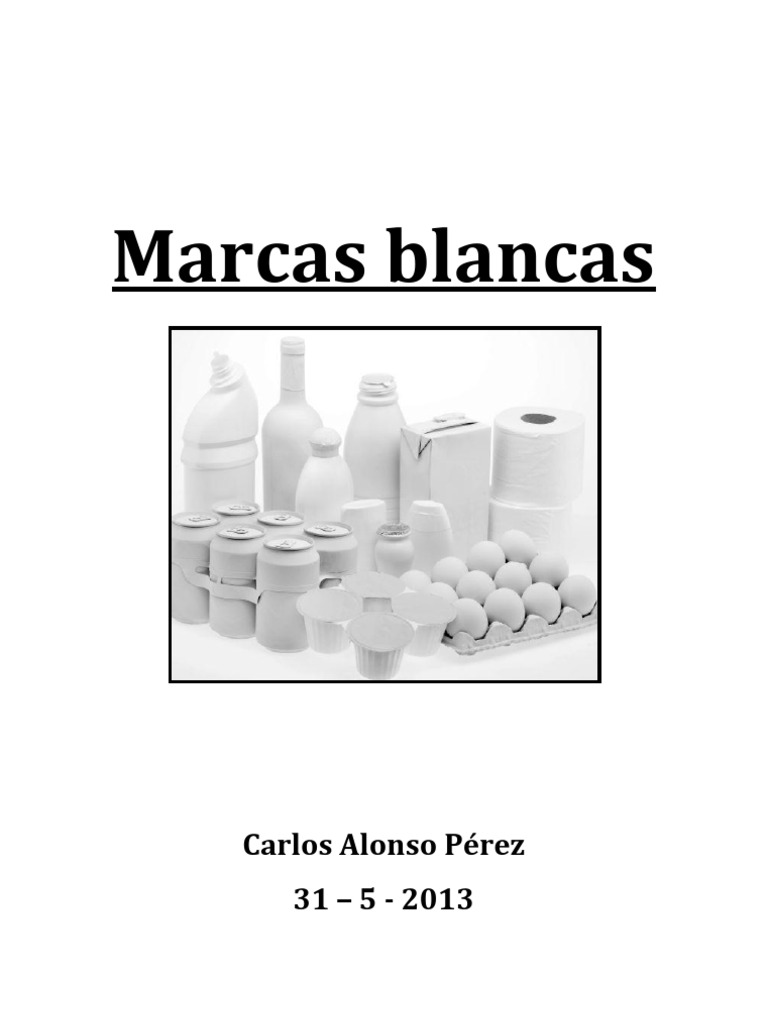 Marcas Blancas | PDF | Marca | Distribución (comercial)