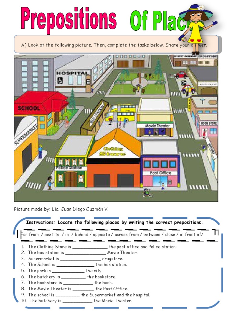 Preposition of Places