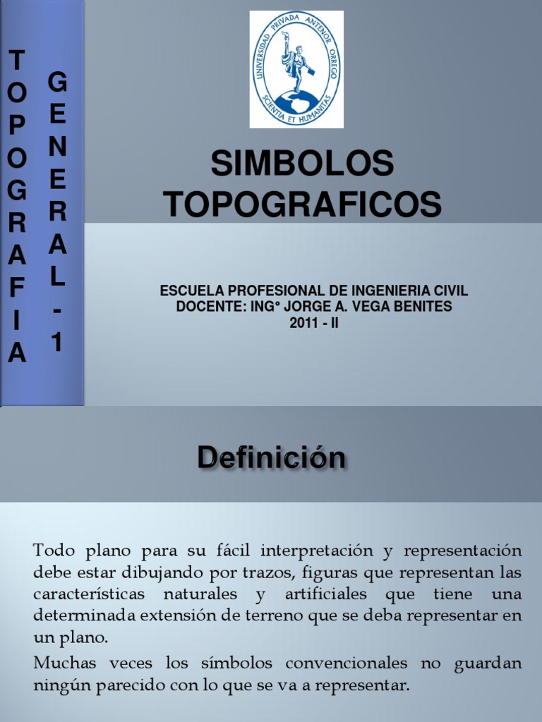 SIMBOLOS TOPOGRAFICOS