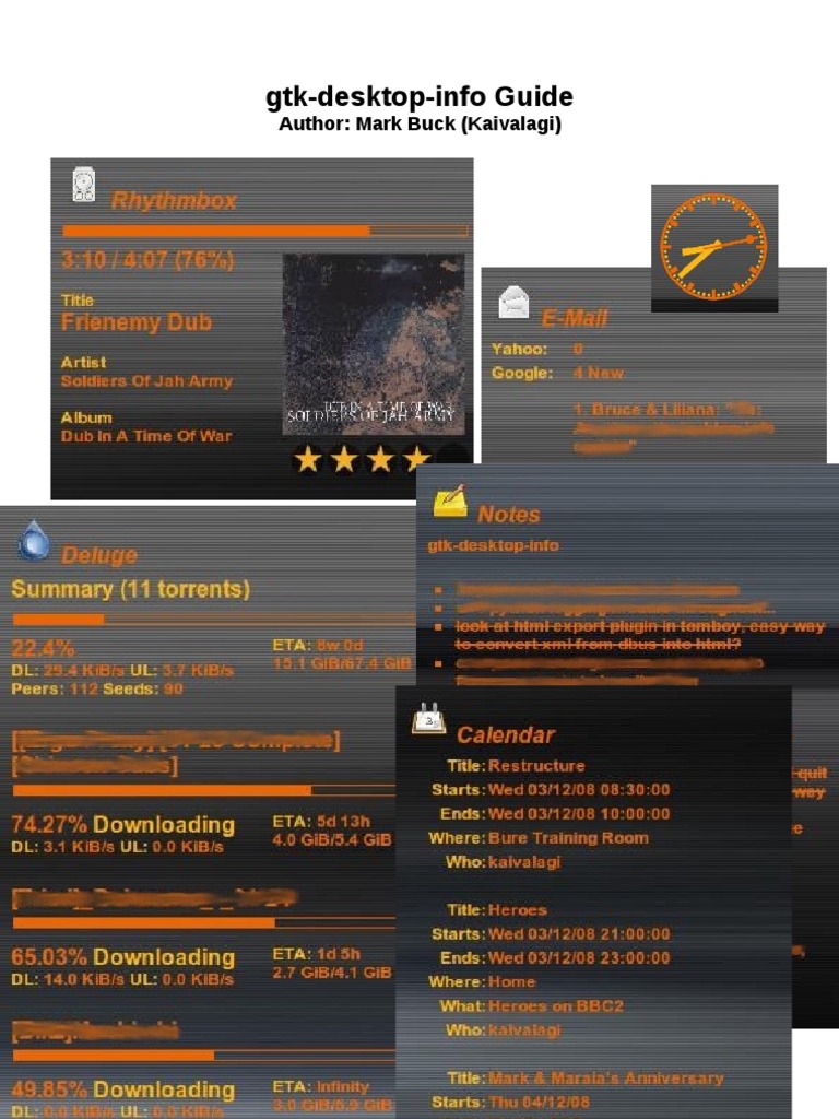 Gtk Desktop Info Guide Pdf Html Cascading Style Sheets