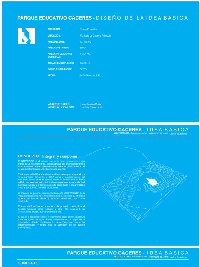 Idea Basica - Parque Educativo PDF | PDF