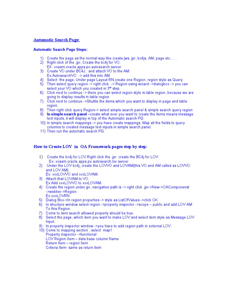 OAF Sts | PDF | Parameter (Computer Programming) | Computer Programming