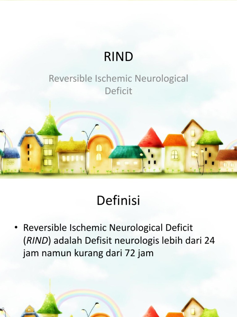 RIND (Reversible Ischemic Neurological Deficit) | PDF