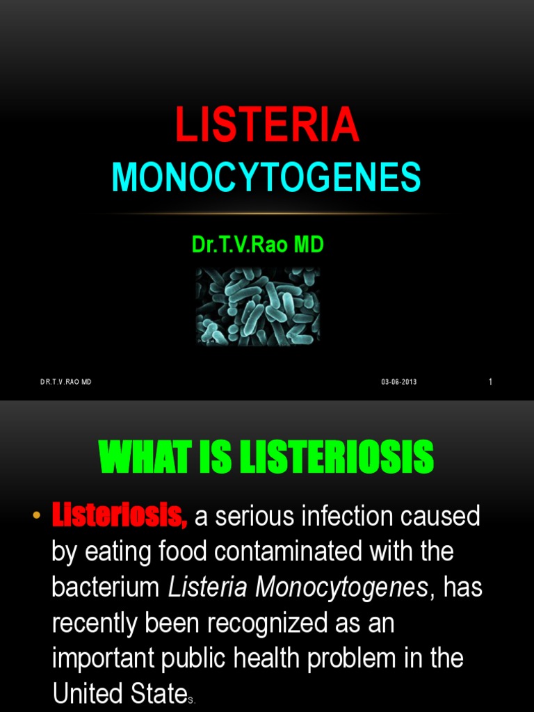 Listeria Monocytogenes | PDF | Meningitis | Bacteria