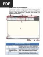 Partes de La Pantalla de Autocad | PDF | Ventana (informática) | Software