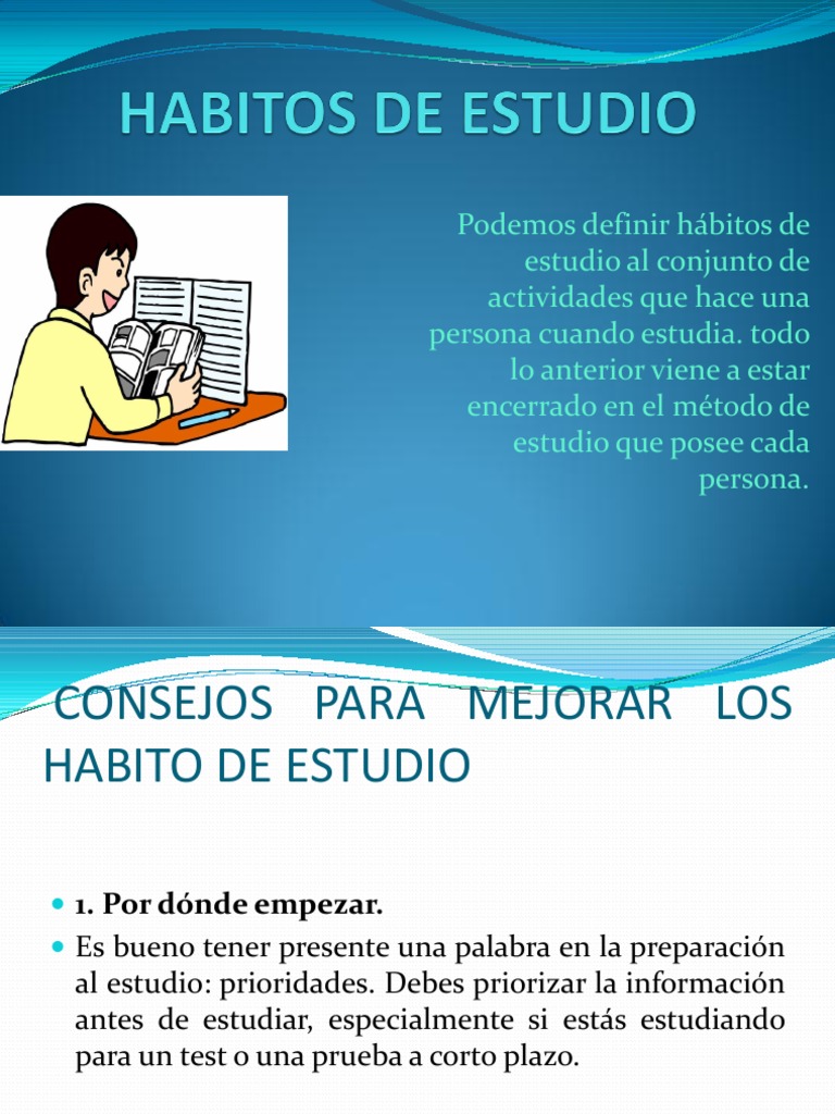 Habitos de Estudio | PDF
