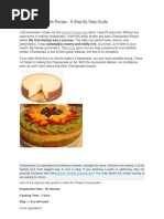 Preppy Kitchen Cheesecake Recipe | PDF | Fat | Cheesecake
