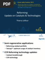 CCR Platforming Process Overview | PDF | Gasoline | Catalysis