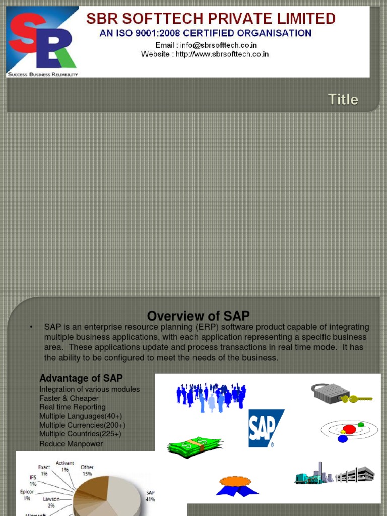 An Overview of Key SAP Modules for Utility Company Implementation | PDF ...