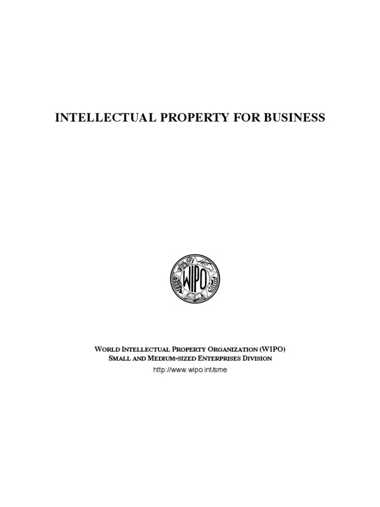 Intellectual Property For Business IP Law | PDF | Intellectual Property ...