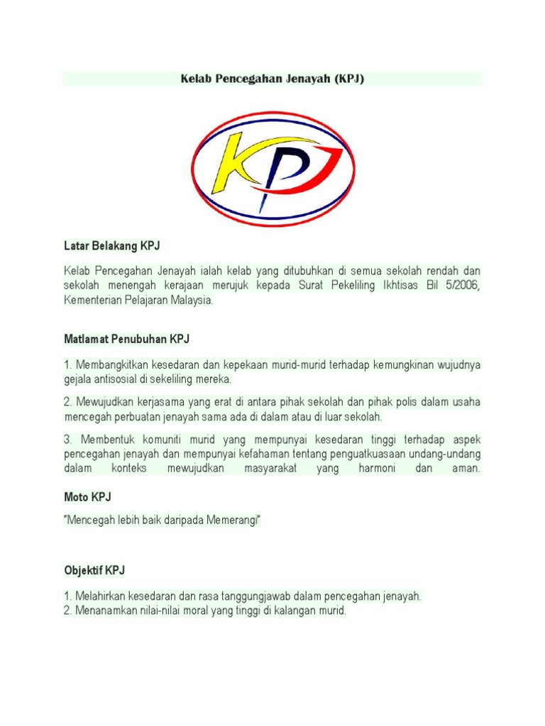 Sejarah KPJ | PDF