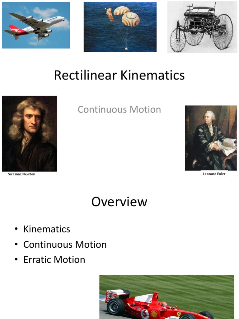 Rectilinear Kinematics: Continuous Motion | PDF | Kinematics | Velocity