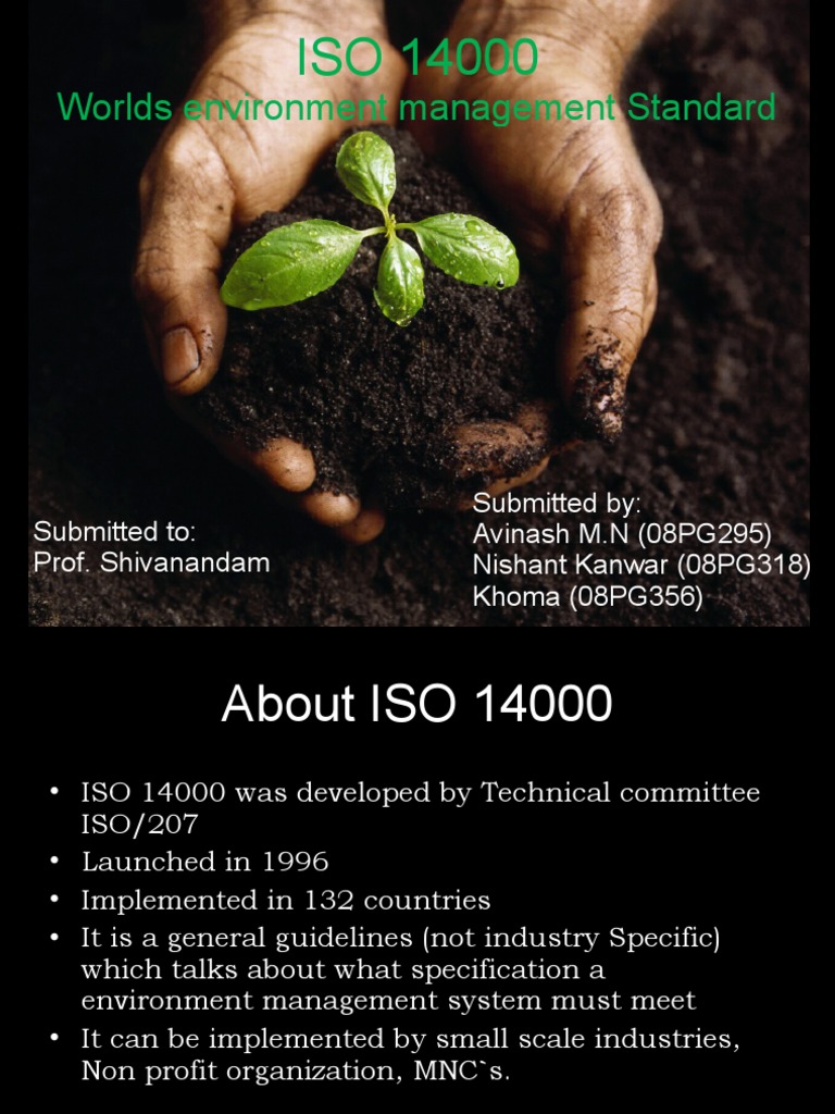 Iso 14000 | PDF | Natural Environment | Economies