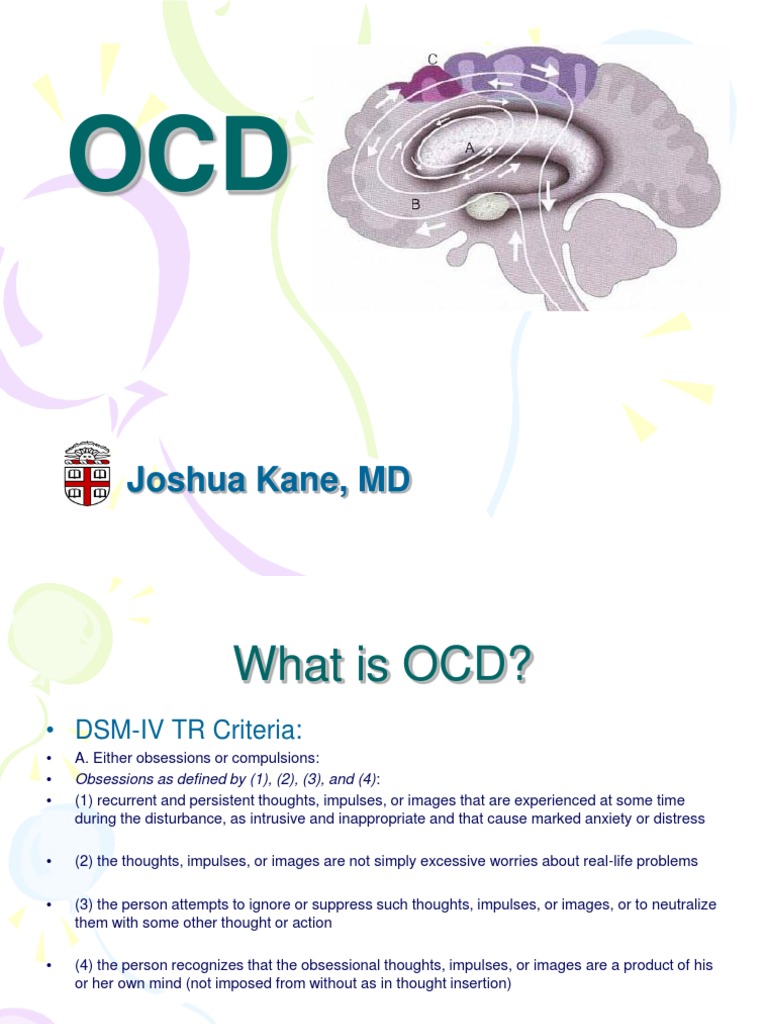 Ocd Portfolio Presentation | PDF | Obsessive–Compulsive Disorder ...