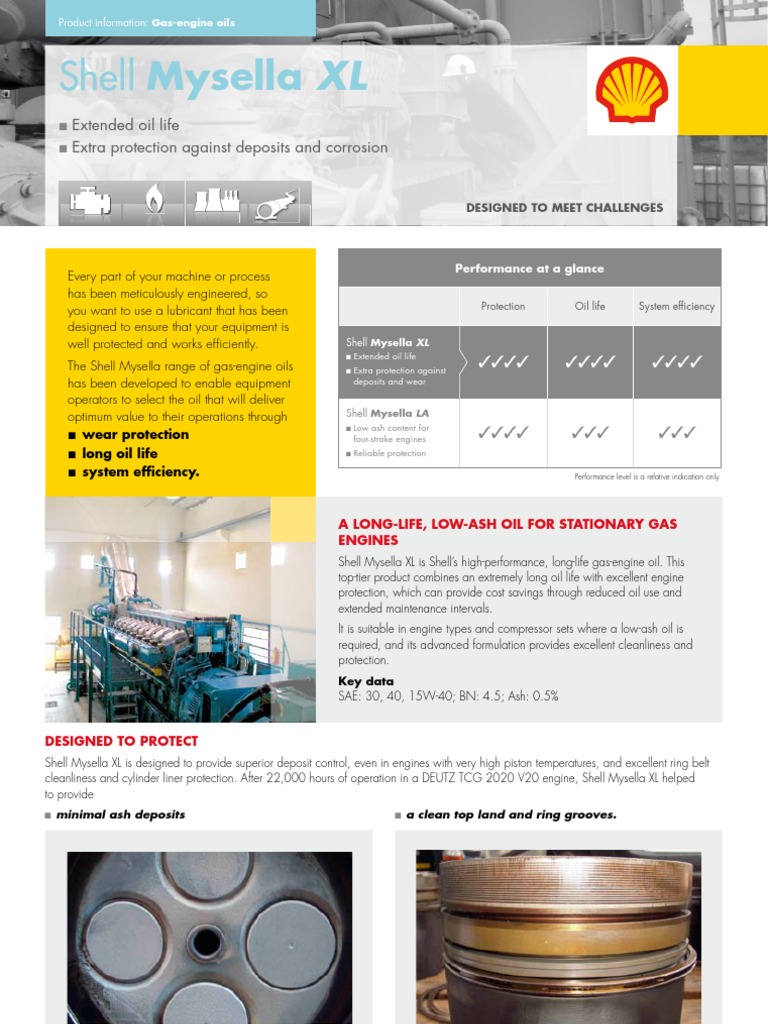 Shell Xl-40 Brochure | PDF | Lubricant | Engines