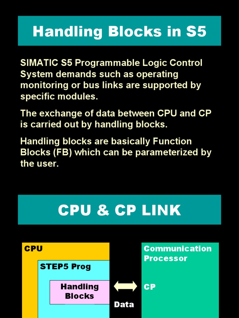 Handling Blocks in S5 | PDF | Input/Output | Random Access Memory