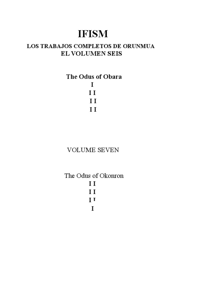 Osamaro Obara y Okana | PDF | Dios | Mal