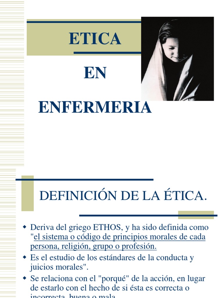 Etica en Enfermeria | PDF | Enfermería | Moralidad