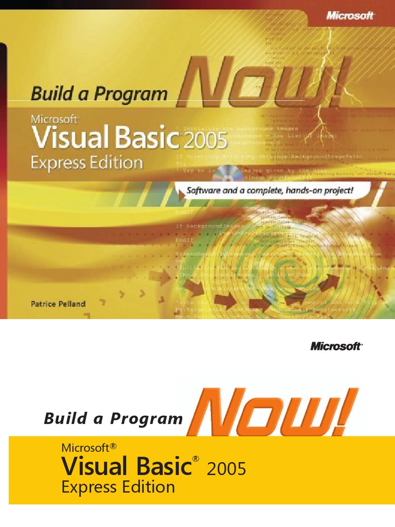 Microsoft Visual Basic 2005 Express Edition | PDF | Microsoft | Business