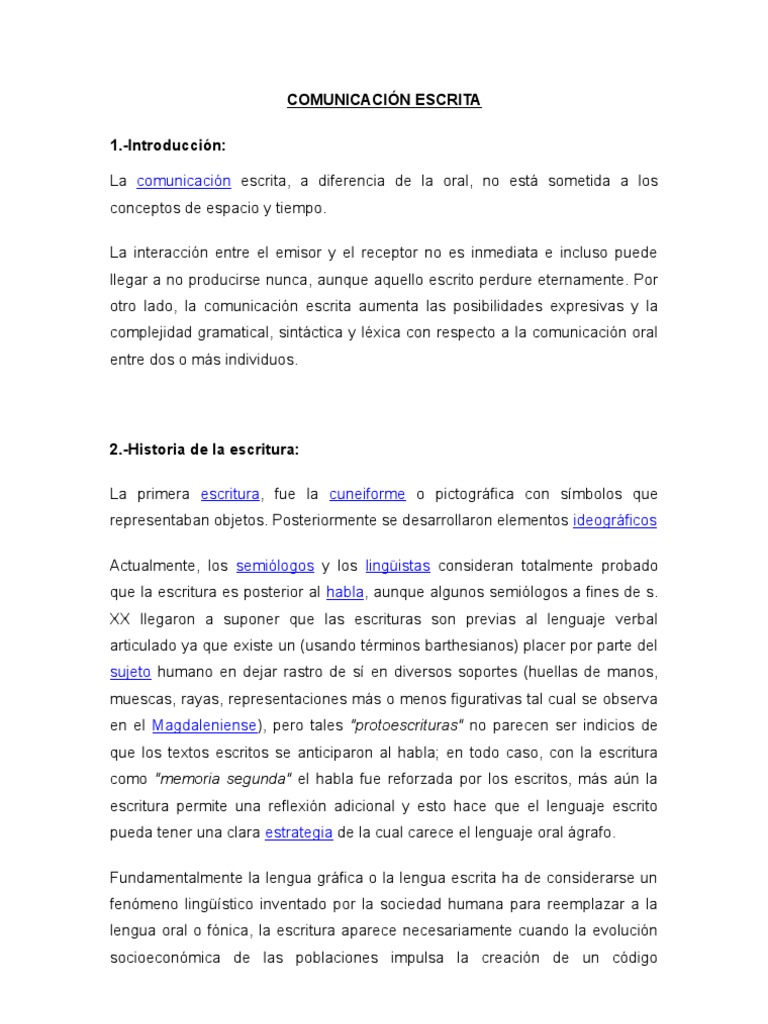 Comunicación Escrita, Lectura | PDF | Lectura (proceso) | Lectura veloz