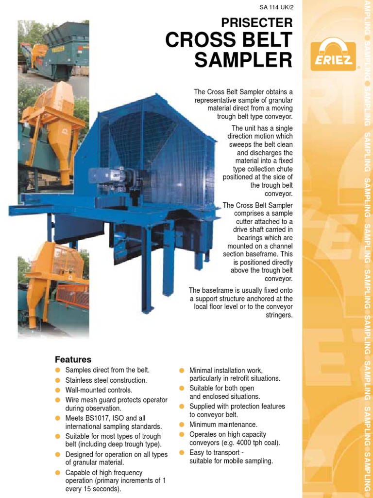 Cross Belt Sampler Brochure | PDF