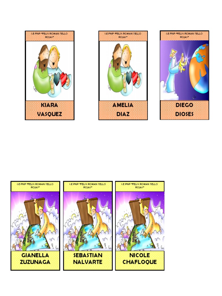 Solapines para Niños Catequistas | PDF