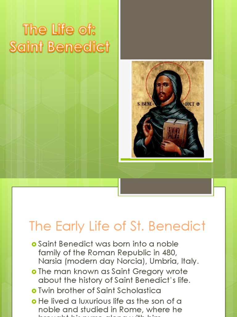 The - Life - of Saint Benedict | PDF | Asceticism | Christian Behaviour ...