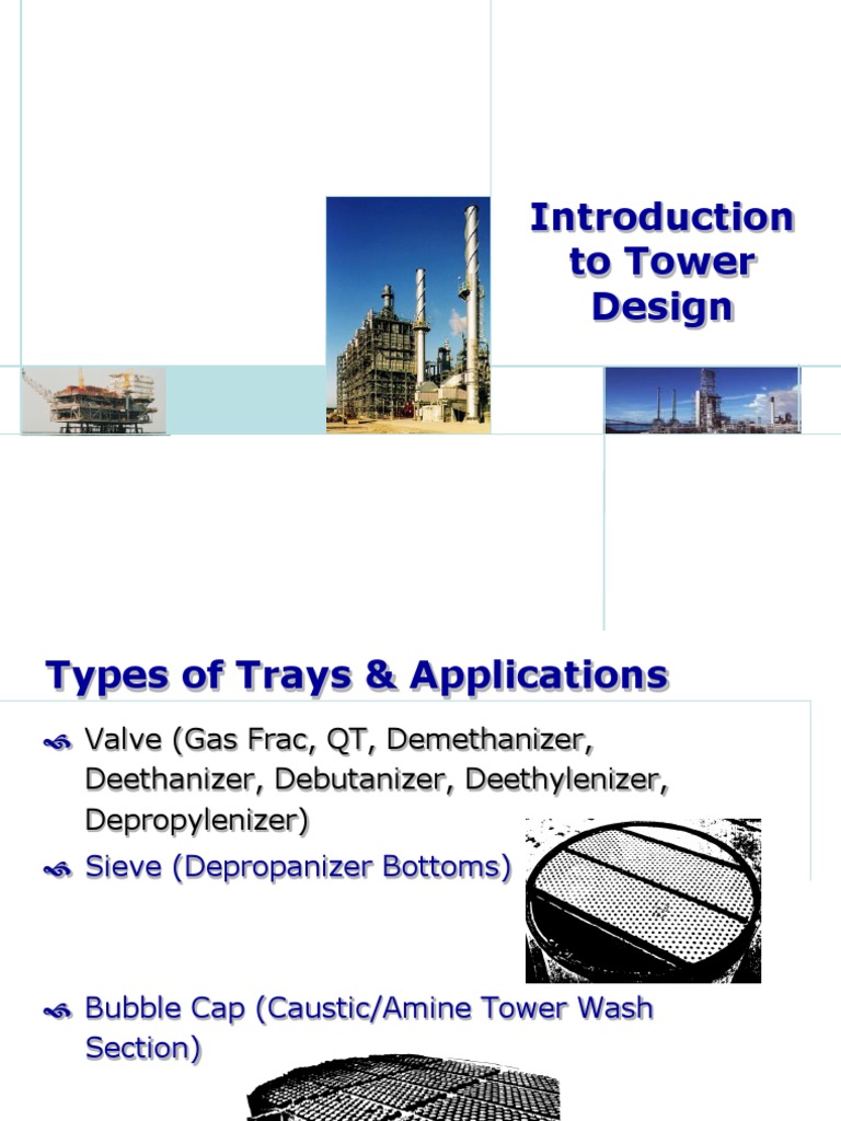 Tower Design | PDF | Chemical Engineering | Mechanical Engineering