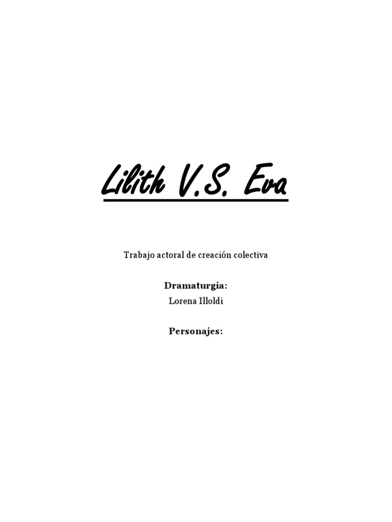 Lilith Print | PDF | Parto | Ciclo menstrual