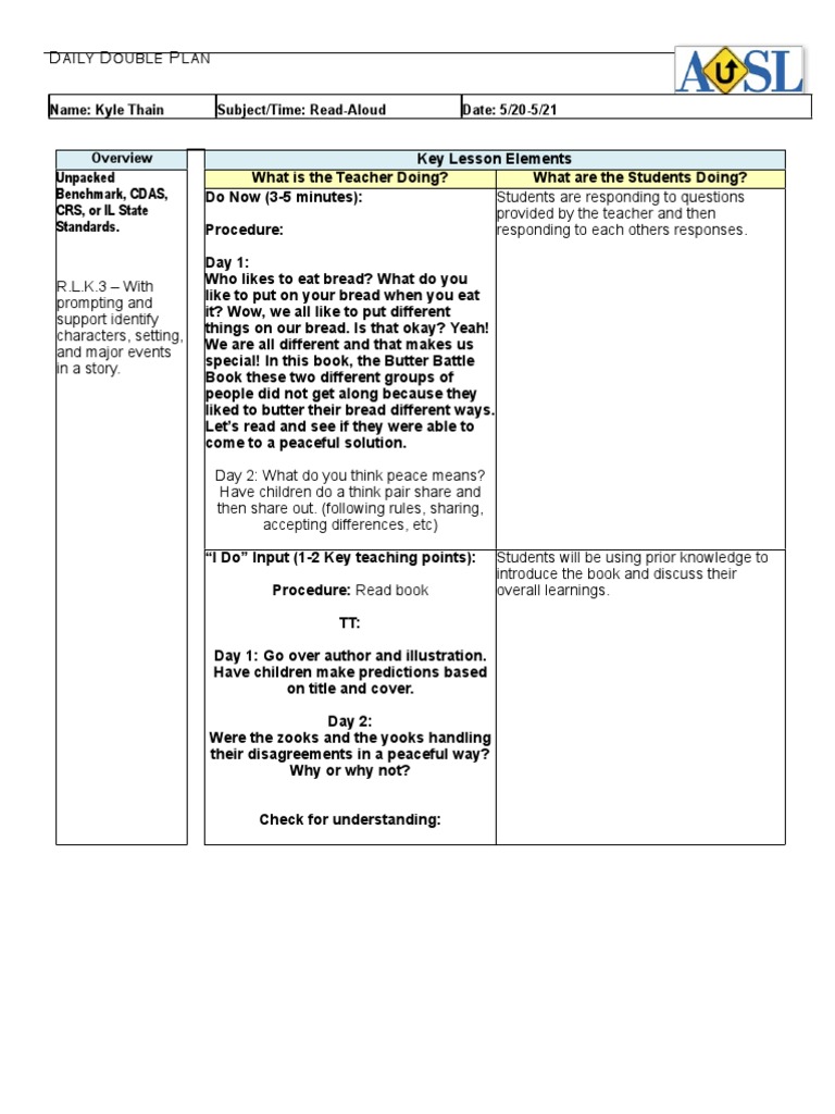 Teaching The Butter Battle Book | PDF | Reading Comprehension ...