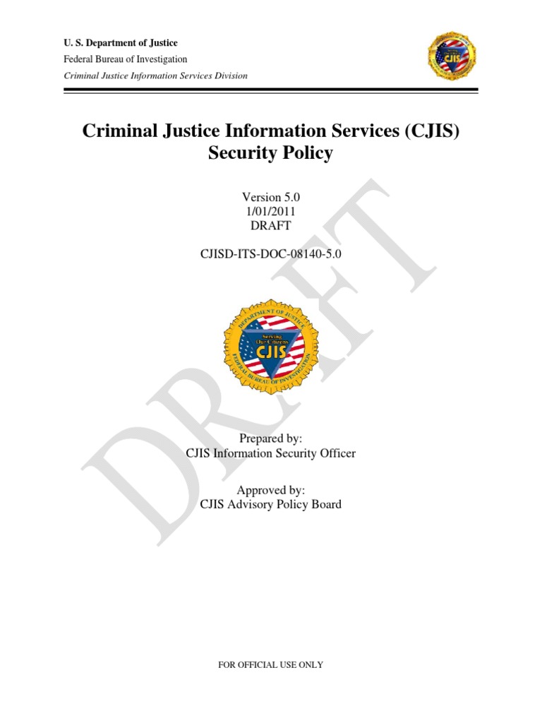 Cjis Security | PDF
