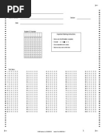 Academic Clinic UPCAT Answer Sheet | PDF | Leisure