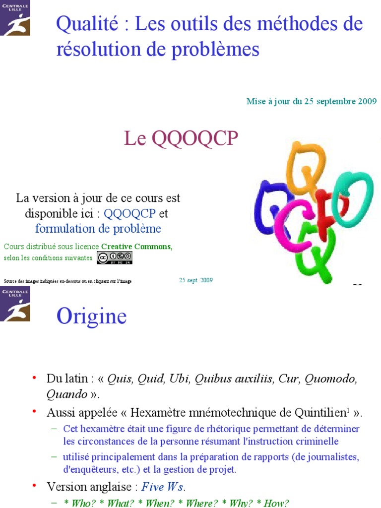 Qualite QQOQCCP | PDF | Business