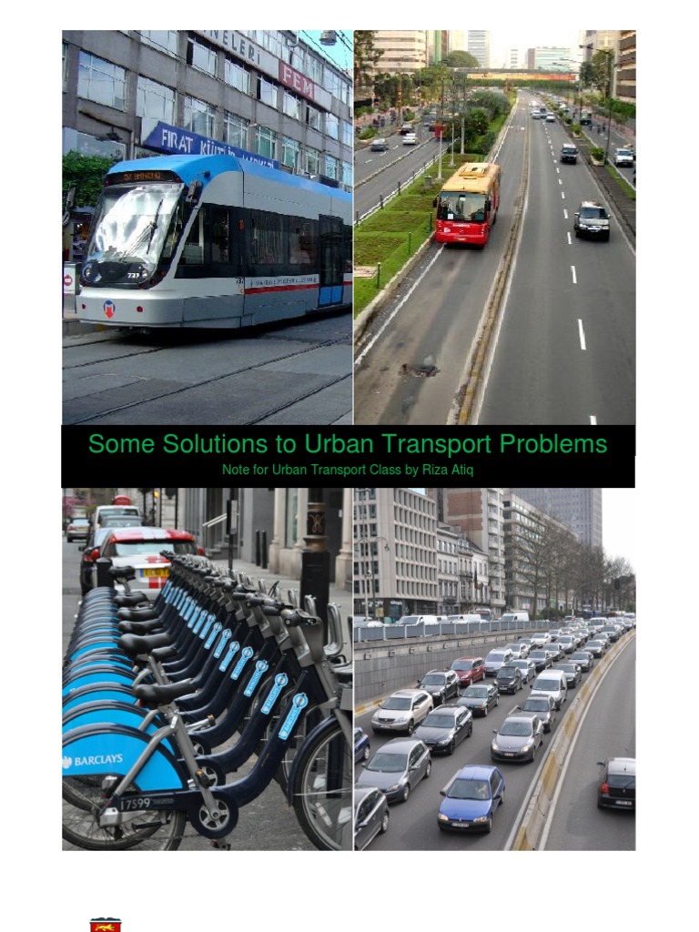 Some Solutions To Urban Transport Problems | Download Free PDF ...