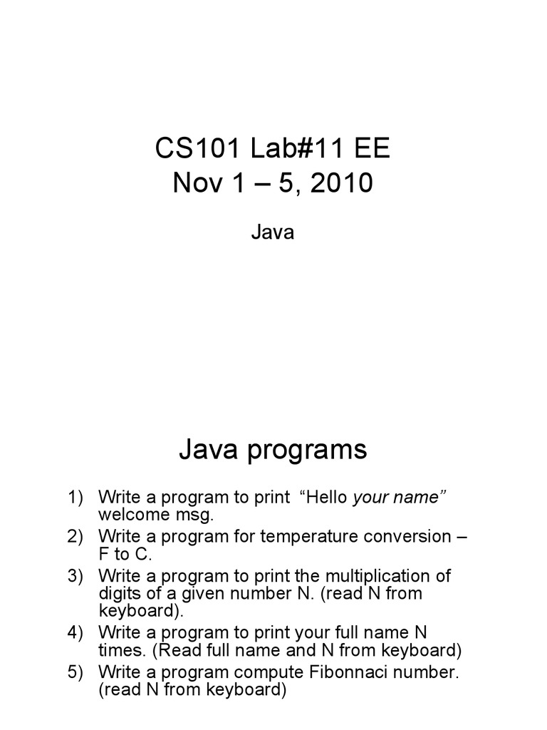 Cs101 Lab 11 Ee | PDF