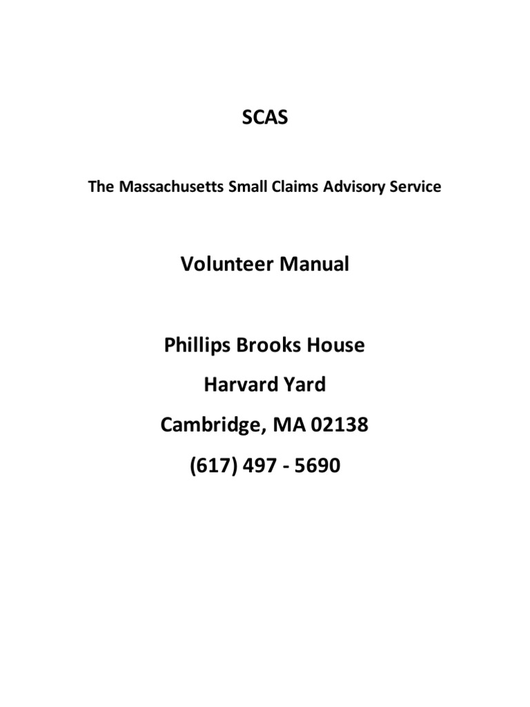 SCAS Manual | PDF | Government | Justice