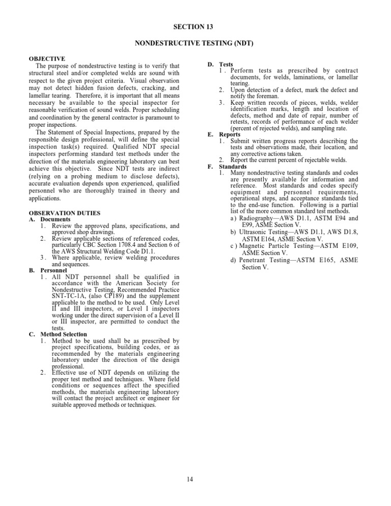 NDT-Verify Steel Welds | PDF | Nondestructive Testing | Welding